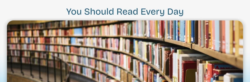 Why You Should Read Every Day | Booksmandala